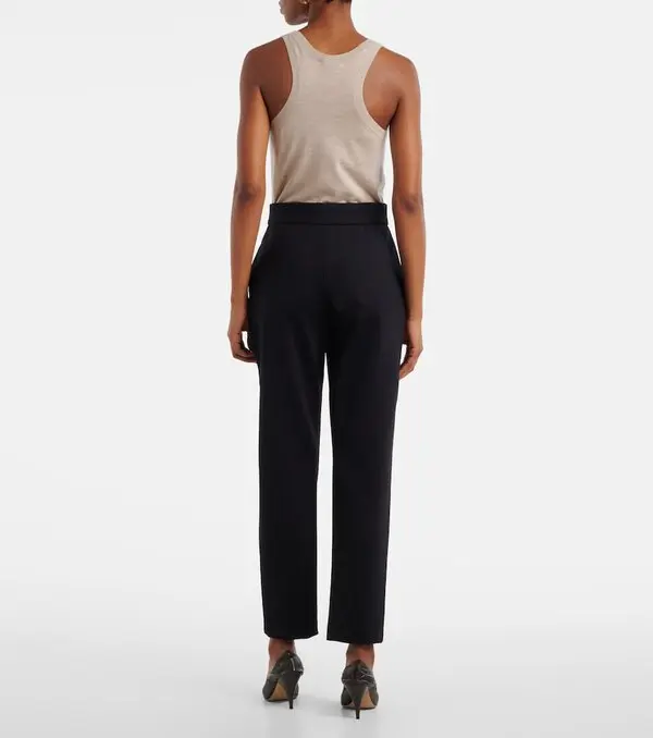 Max Mara Orlando Cropped Pants - Black