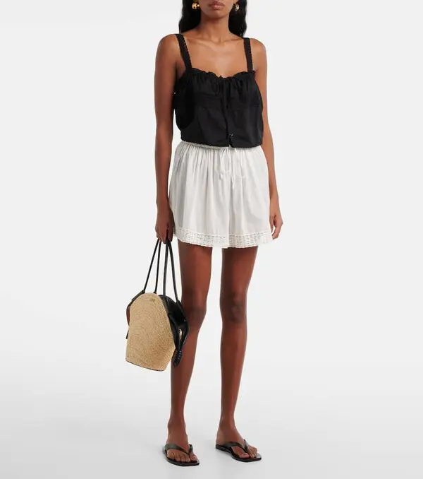 Ulla Johnson - Ulla Johnson Isla Crochet-Trimmed Shorts