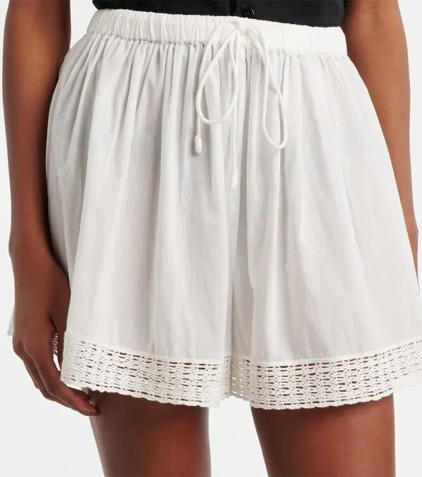 Ulla Johnson - Ulla Johnson Isla Crochet-Trimmed Shorts