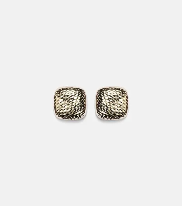 STONE AND STRAND Bond 14kt Oversized Earrings - Gold