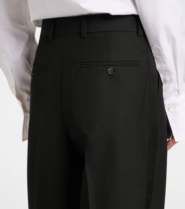 TOTEME High-rise Straight Twill Pants