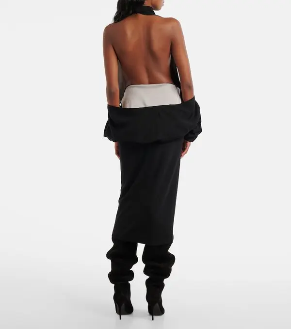 Alaïa Cut Out Midi Dress