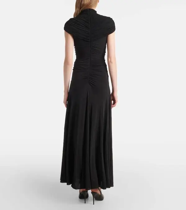 Alaïa Gathered Maxi Dress