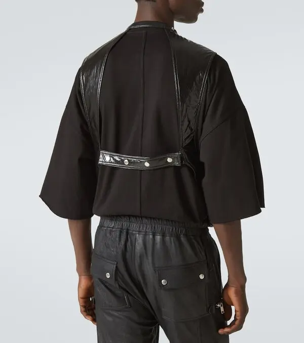 Rick Owens Cotton Cargo Vest - Black