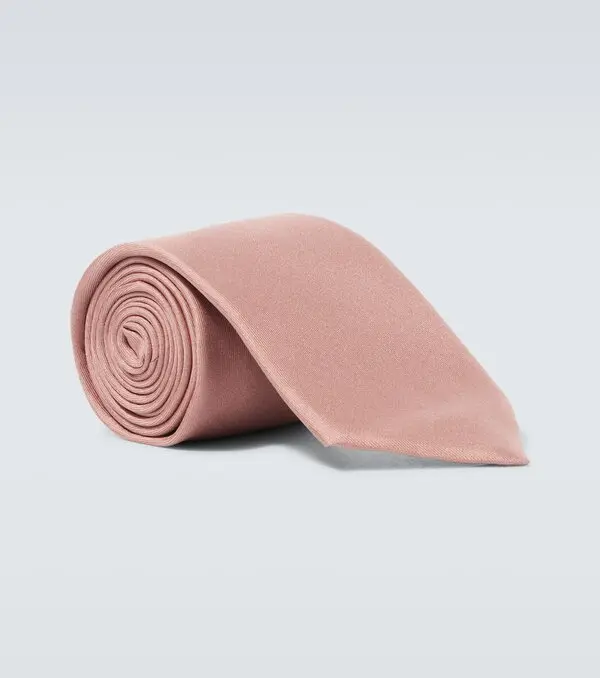 Saint Laurent Silk Twill Neck Tie