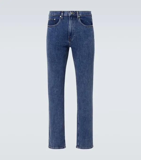 FRAME High-rise Straight Jeans