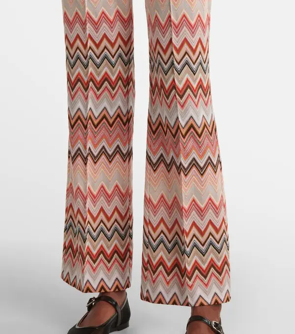 Missoni Zigzag Cotton-blend Straight Pants