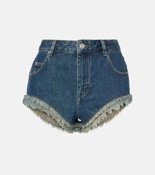 Isabel Marant Étoile Eneidao Denim Shorts - Blue