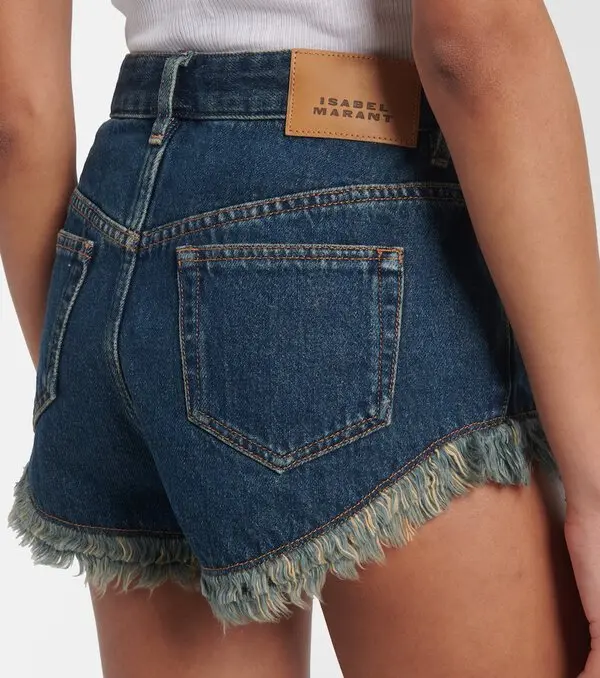 Isabel Marant Étoile Eneidao Denim Shorts - Blue