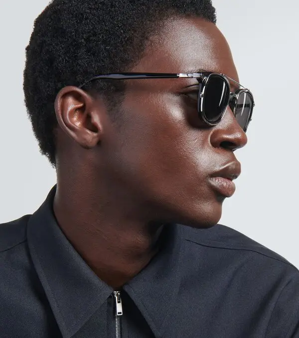 Dior Diorblacksuit S14i Square Sunglasses - Black