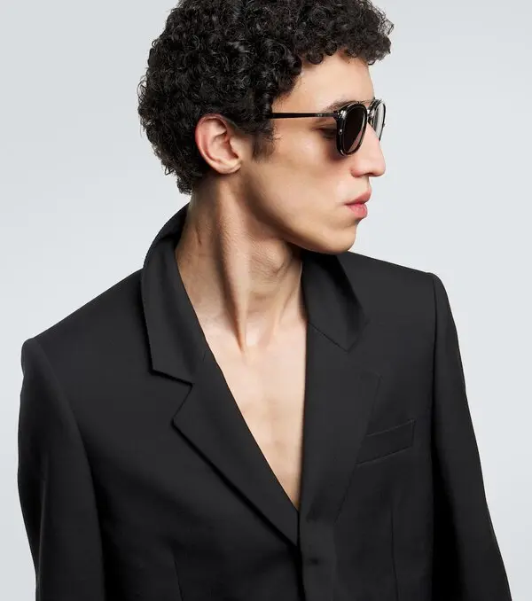 Dior Diorblacksuit S14i Square Sunglasses - Black