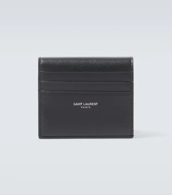 Saint Laurent Leather Wallet - Black