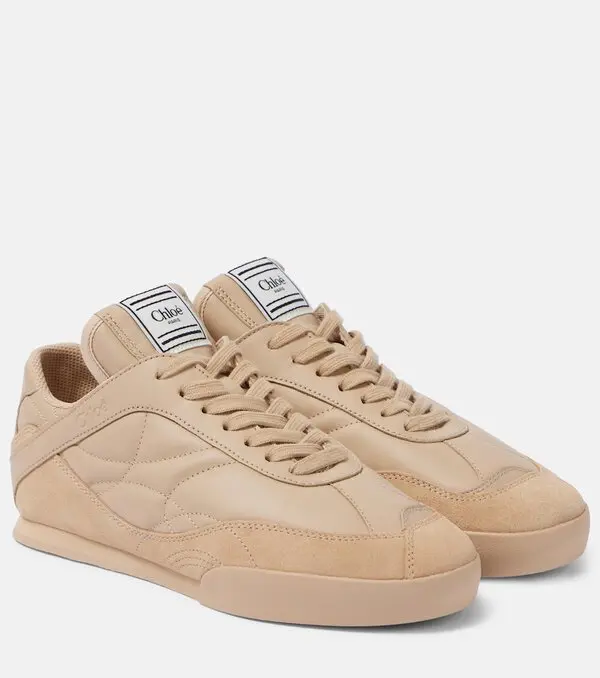 Chloé Kick Leather Low-top Sneakers - Pink
