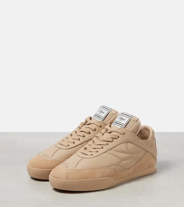 Chloé Kick Leather Low-top Sneakers - Pink