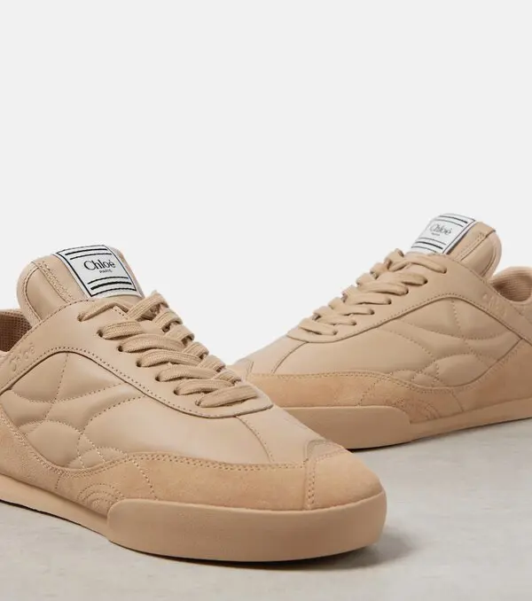 Chloé Kick Leather Low-top Sneakers - Pink