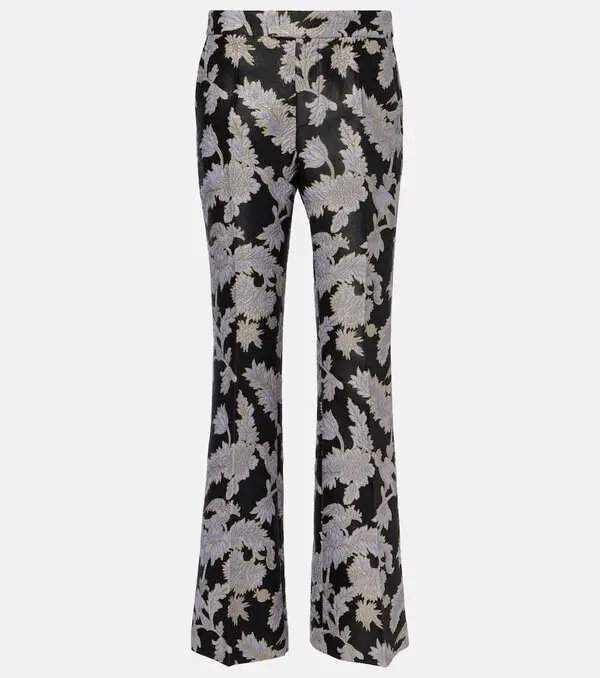 La DoubleJ Saturday Night Jacquard Bootcut Pants
