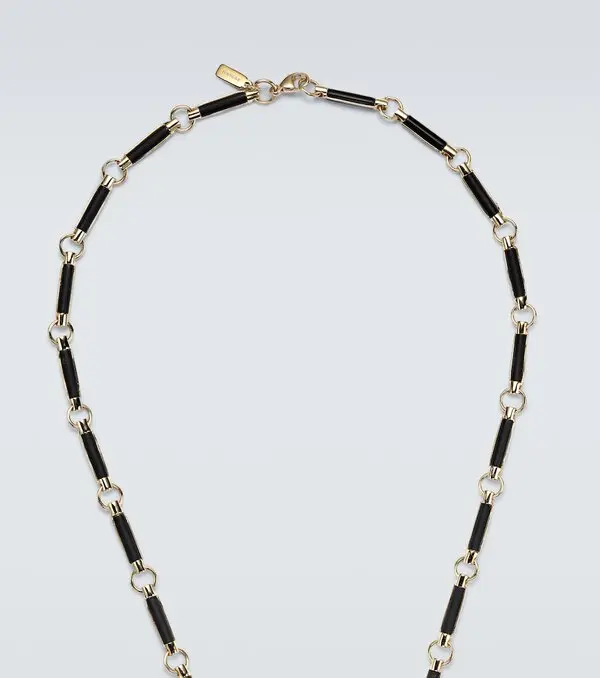 FOUNDRAE Ever Growing & Vivacity 18kt Necklace With Onyx
