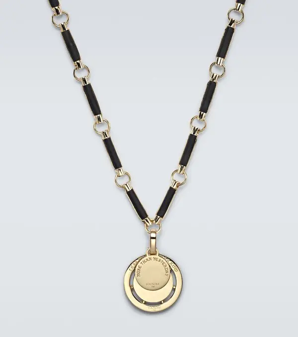 FOUNDRAE Ever Growing & Vivacity 18kt Necklace With Onyx