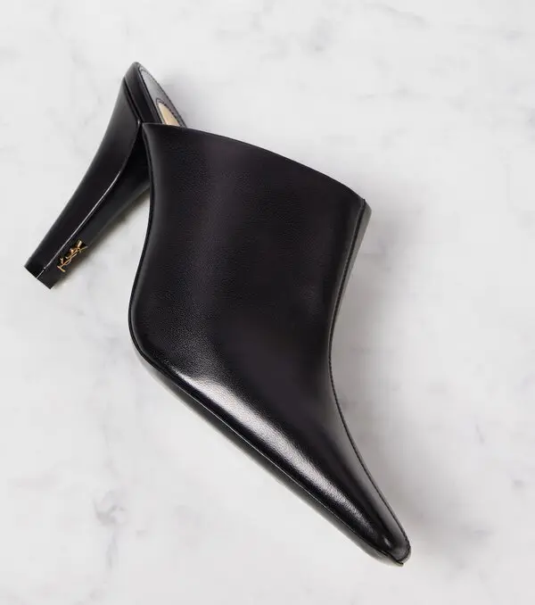 Saint Laurent Jill 95 Leather Mules