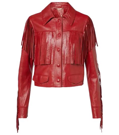 Chloé Fringed Leather Jacket