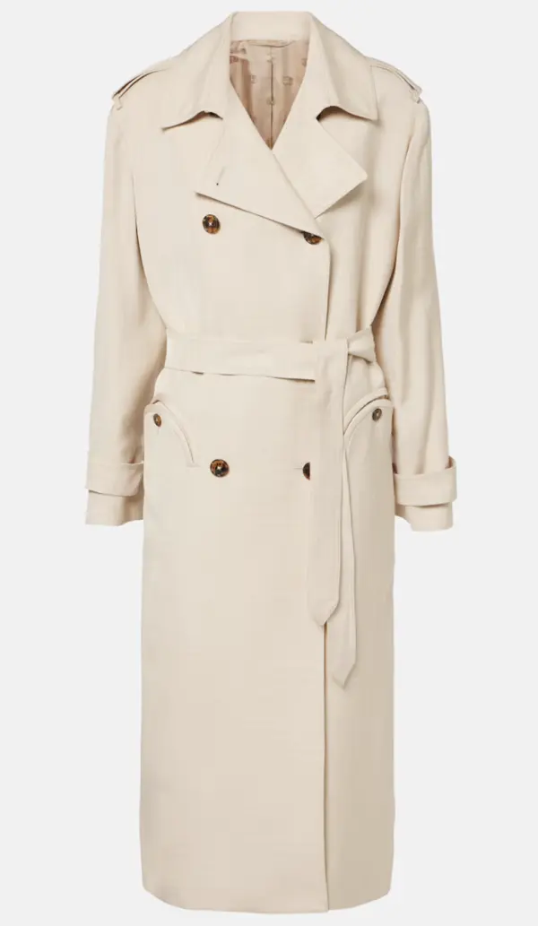 BLAZÉ MILANO Sheena Aseel Coat - Ivory