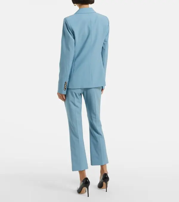 Veronica Beard Miller Wool-blend Blazer - Blue