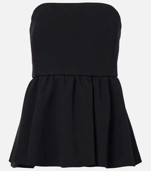 Max Mara Sable Bustier Top - Black