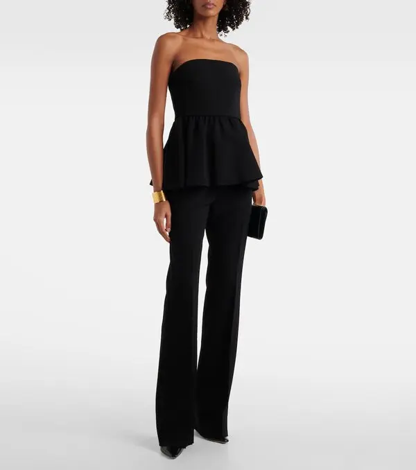 Max Mara Sable Bustier Top - Black
