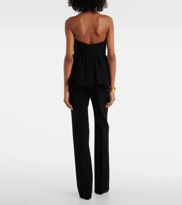 Max Mara Sable Bustier Top - Black