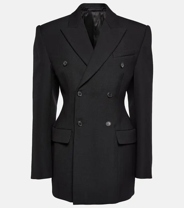 Wardrobe.NYC Wool Blazer - Black