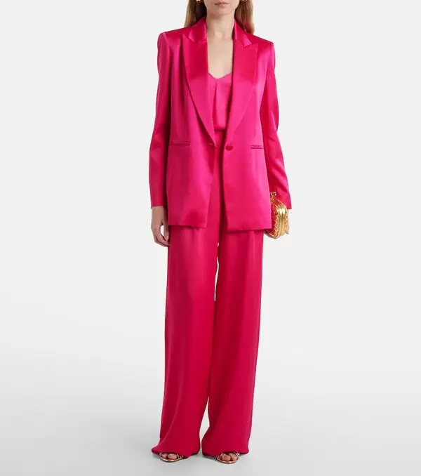 Max Mara Ieti Wide-leg Satin Pants