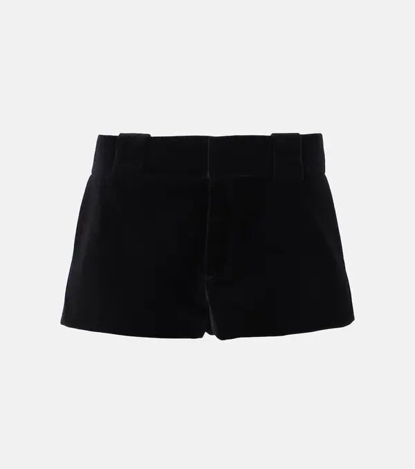 Chloé Cotton Velvet Shorts