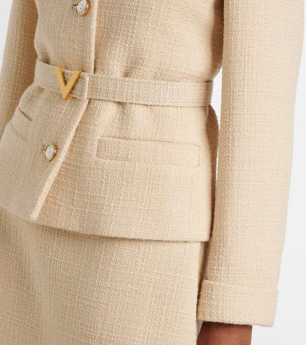 Valentino Garavani Wool-blend Tweed Jacket