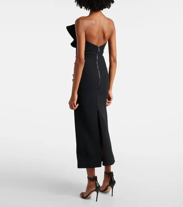 Maticevski Requiem Ruffled Maxi Dress - Black