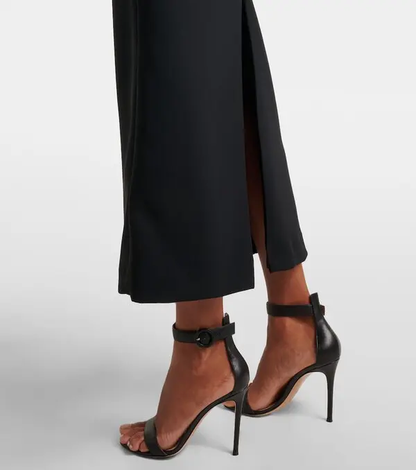 Maticevski Requiem Ruffled Maxi Dress - Black