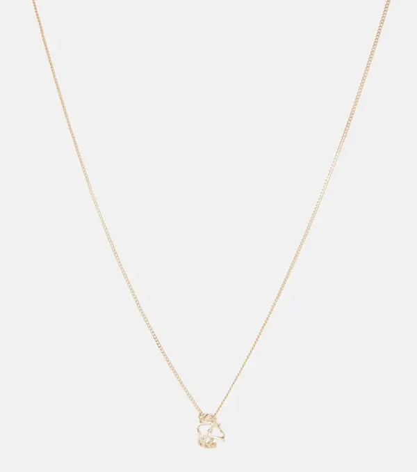 Saint Laurent Cassandre Necklace - Gold