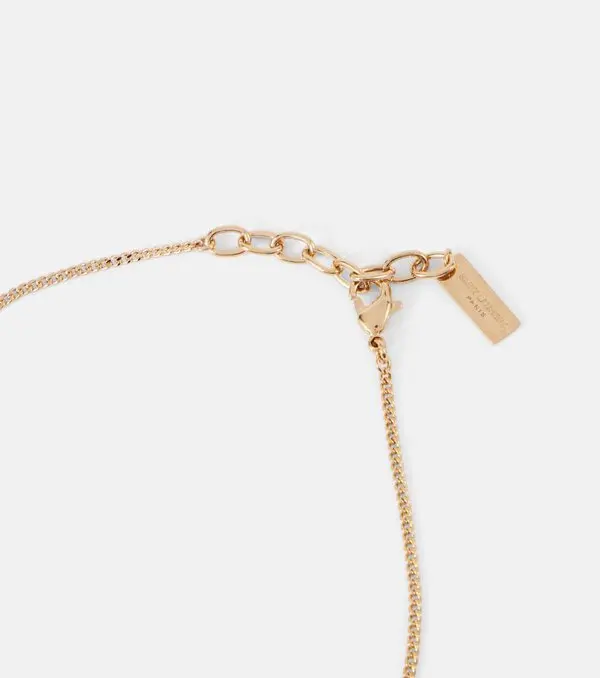 Saint Laurent Cassandre Necklace - Gold