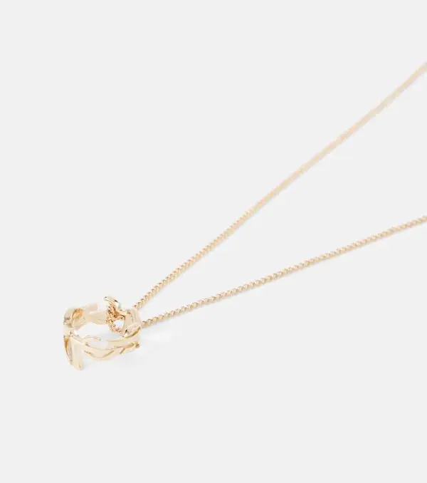 Saint Laurent Cassandre Necklace - Gold