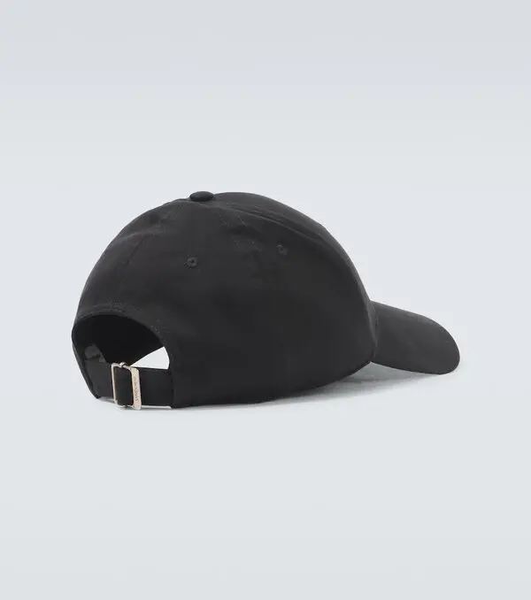 Saint Laurent Y Patch Baseball Cap - Black