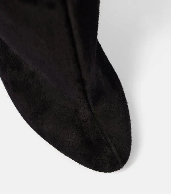 Alaïa Suede Knee-high Boots