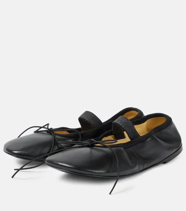 Proenza Schouler Leather Mary Jane Flats