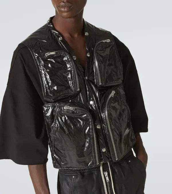 Rick Owens Cotton Cargo Vest
