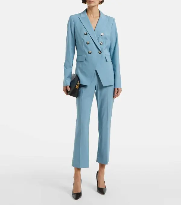 Veronica Beard Arte Cropped Slim Pants
