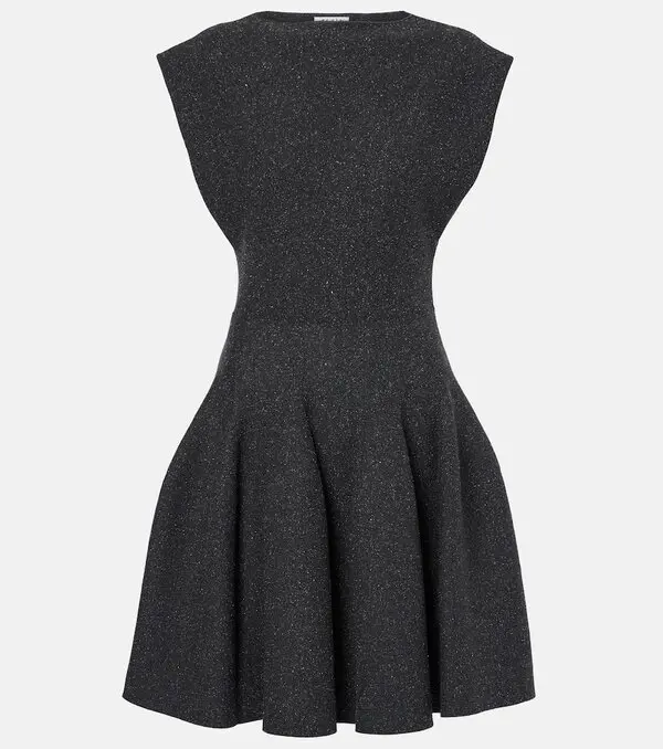Alaïa Godet Silk-blend Minidress