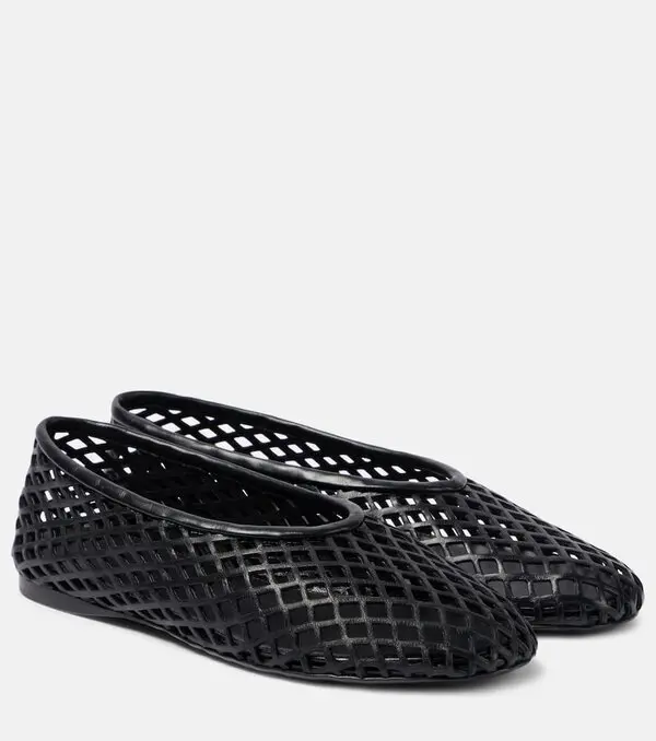 Proenza Schouler Perforated Leather Ballet Flats