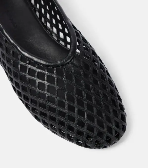 Proenza Schouler Perforated Leather Ballet Flats