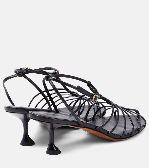 Proenza Schouler Tee Cage Leather Sandals