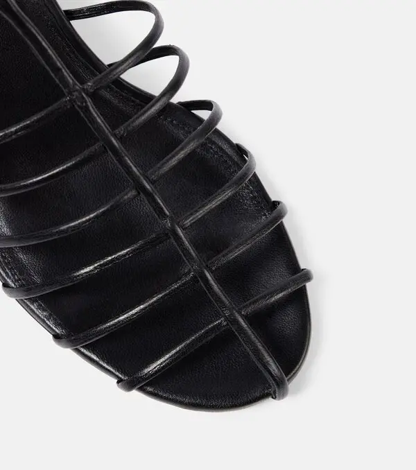 Proenza Schouler Tee Cage Leather Sandals