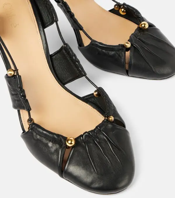 Chloé Luna Leather Pumps