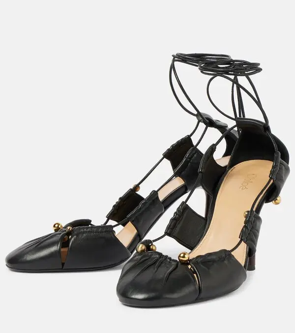 Chloé Luna Leather Pumps
